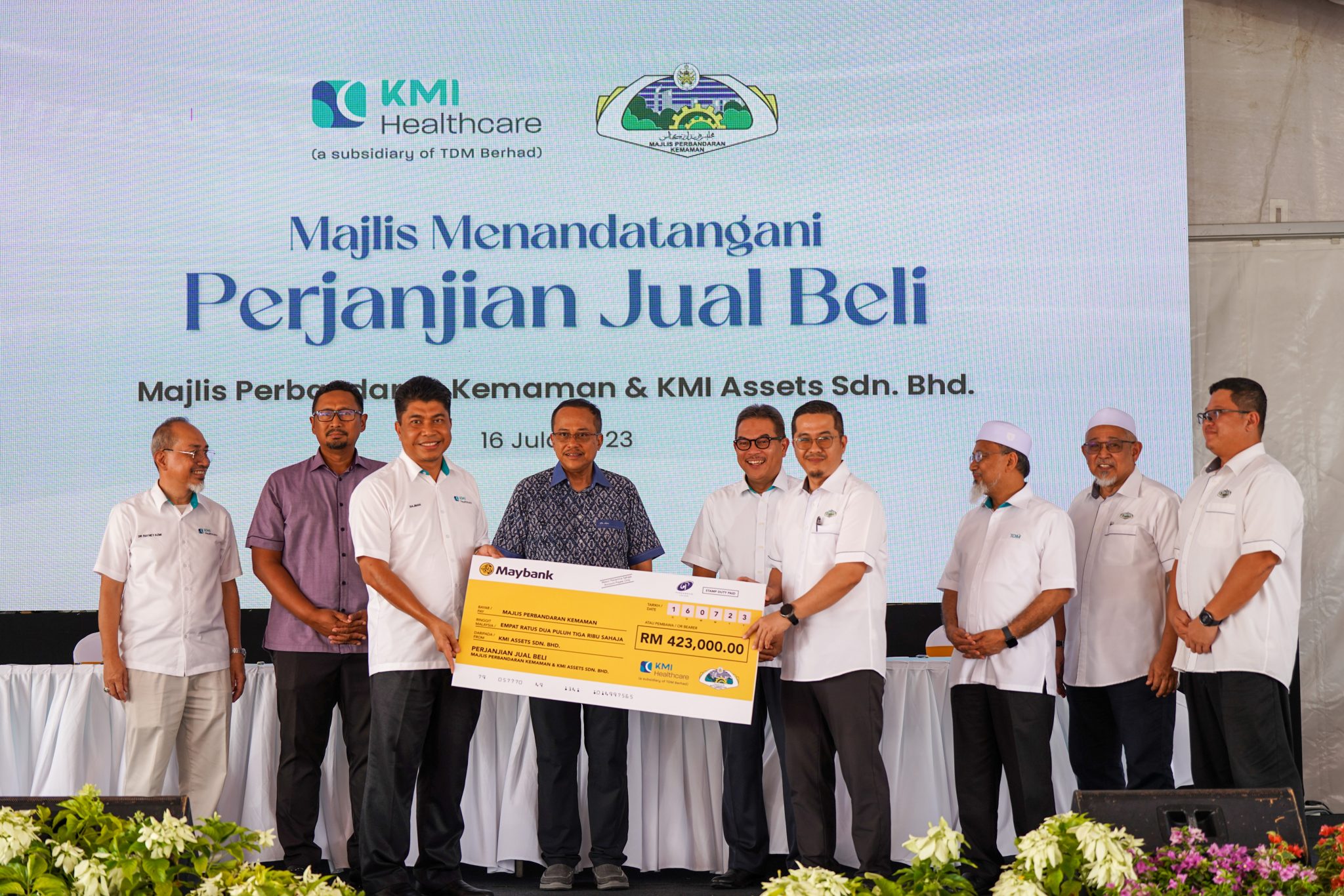 Terengganu MB commemorates groundbreaking ceremony for KMI Chukai ...